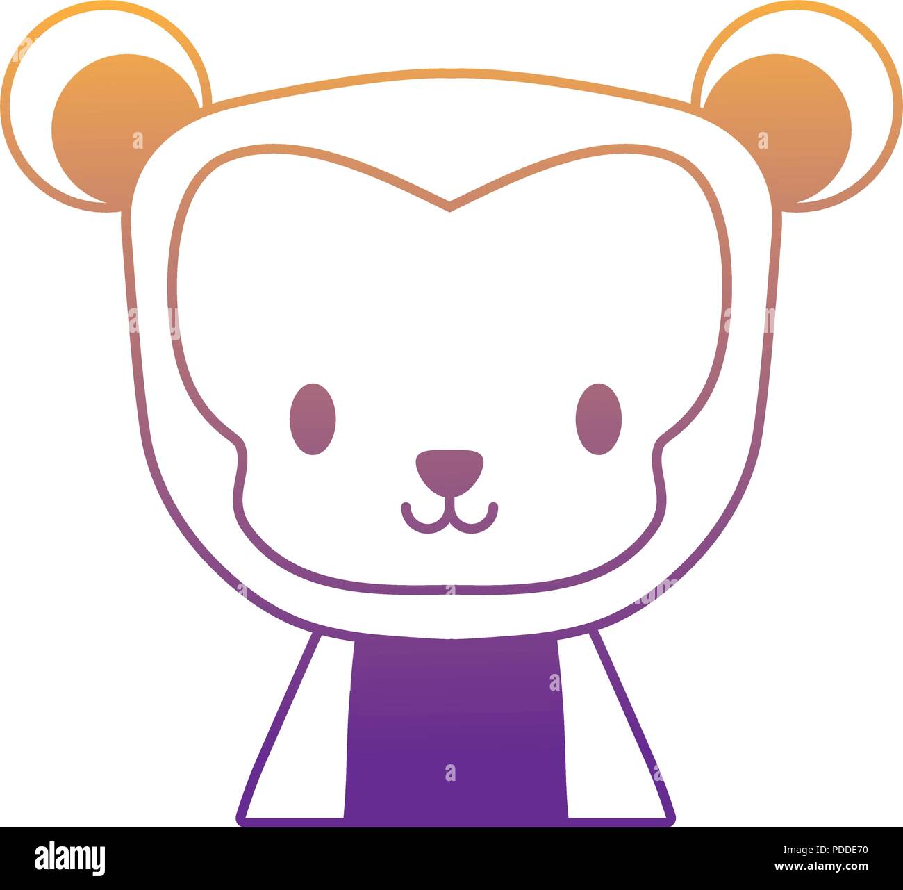 cute monkey icon over white background, vector illustration Stock ...