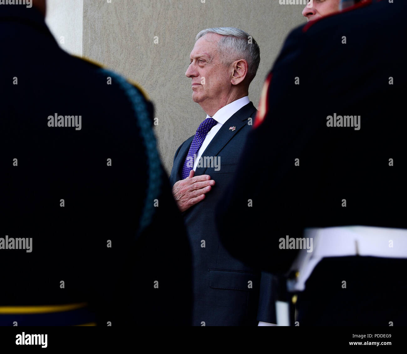 U.S. Secretary of Defense James N. Mattis meets with the United Kingdom ...