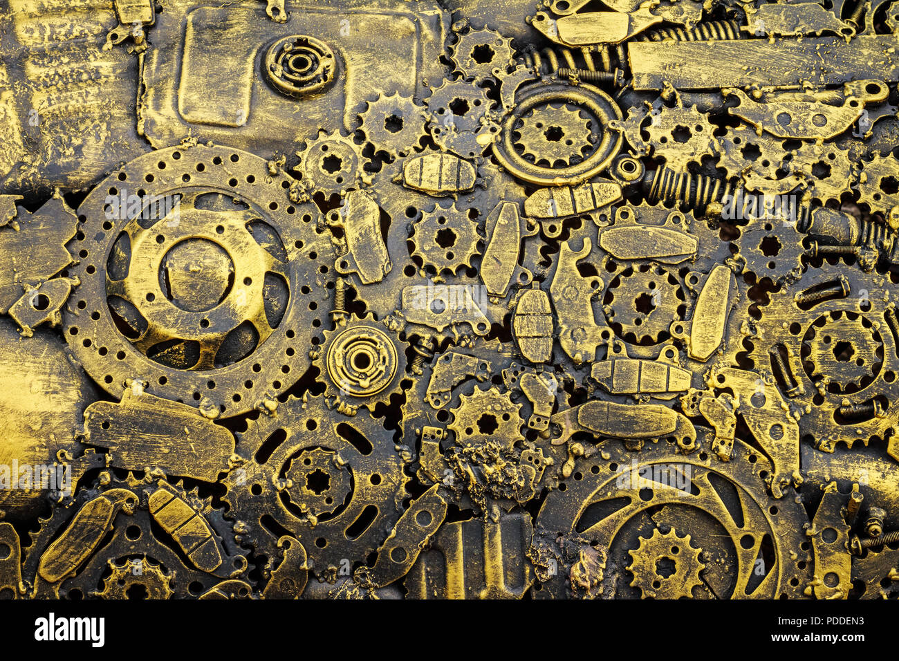 Background metal vintage machinery Stock Photo - Alamy