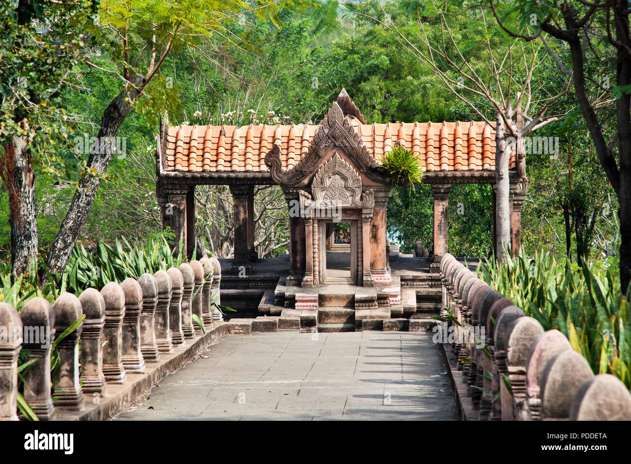 Reconstruction of the Khmer temple Prasat Phra Wihan in the Ancient ...