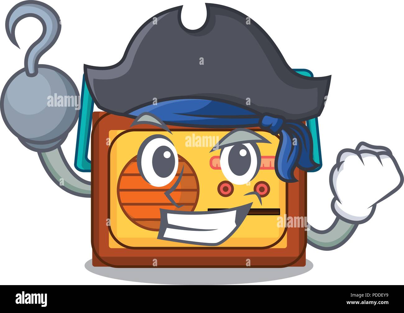 Pirate radio character cartoon style Stock Vector Image & Art - Alamy