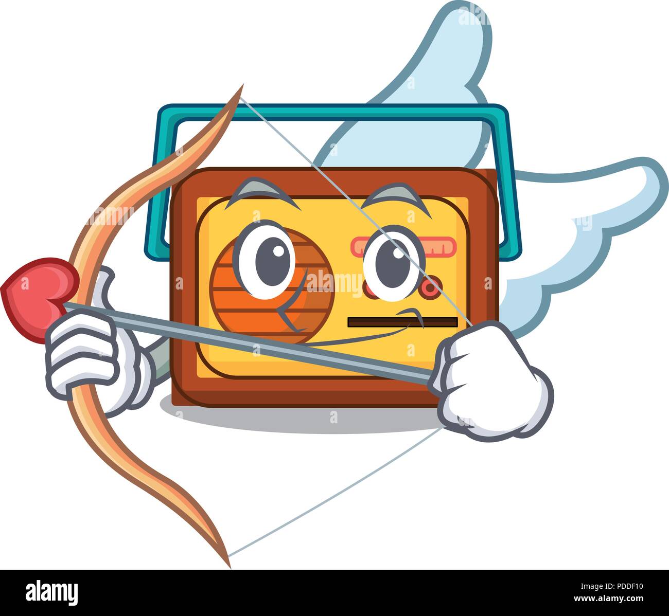 Cupid radio character cartoon style Stock Vector Image & Art - Alamy