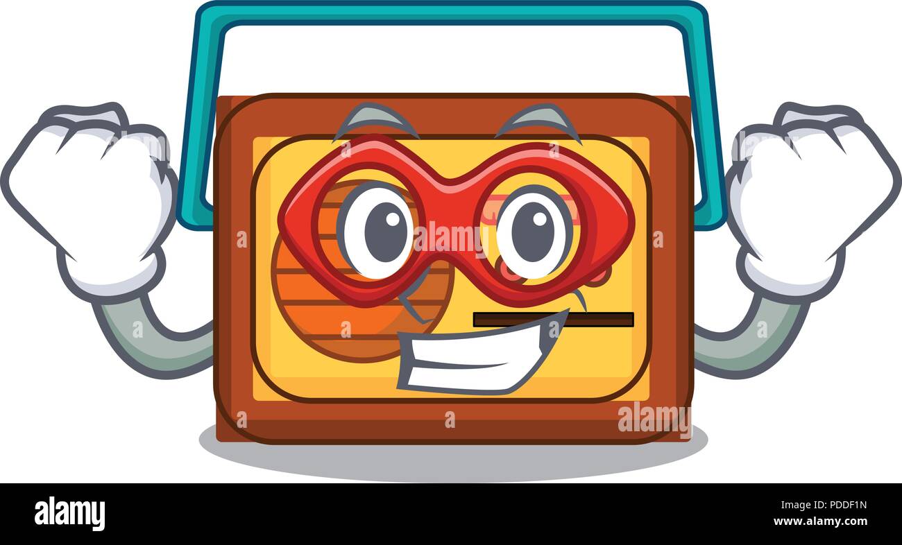 Super hero radio character cartoon style Stock Vector Image & Art - Alamy