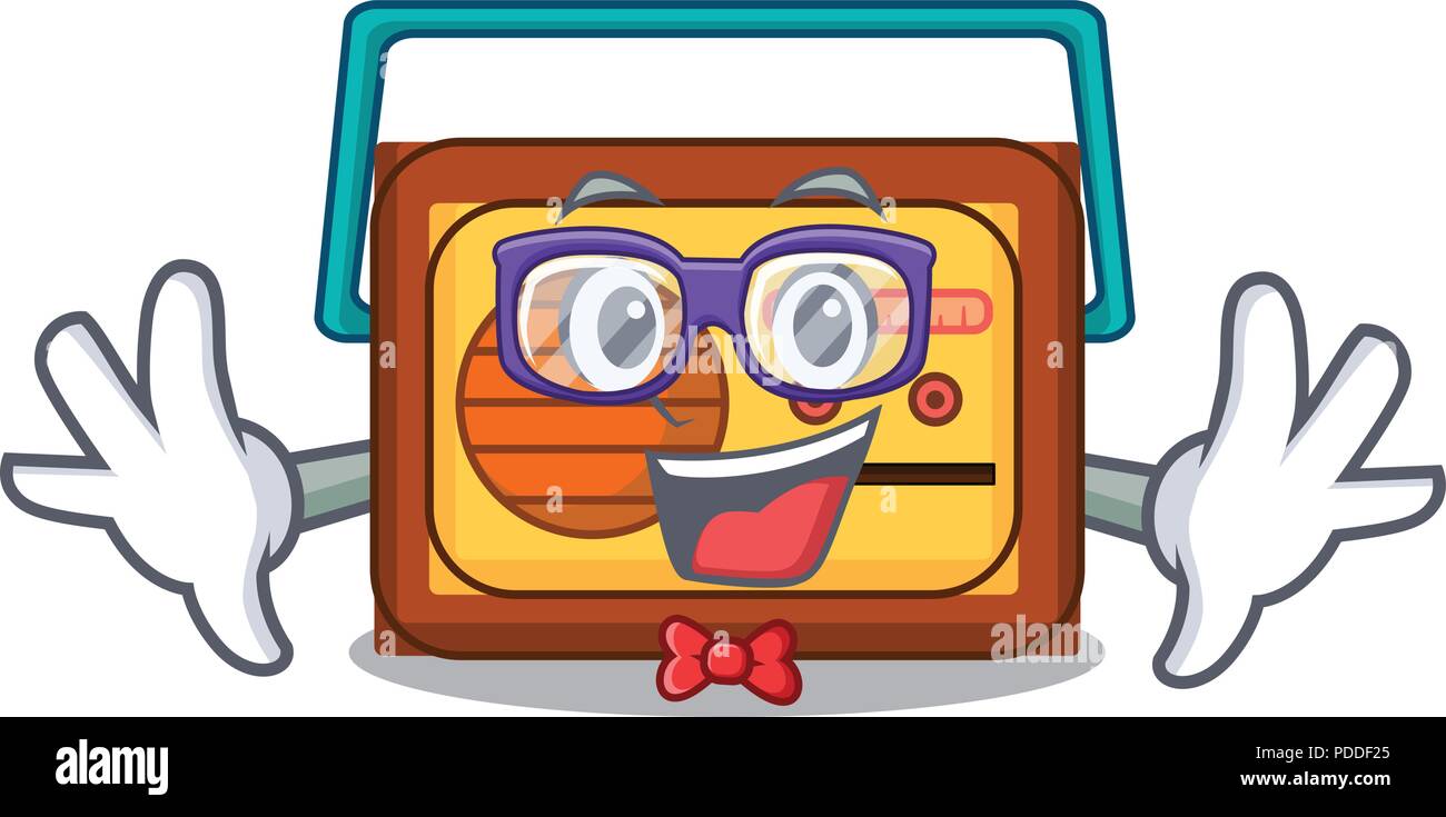 Geek radio character cartoon style Stock Vector Image & Art - Alamy