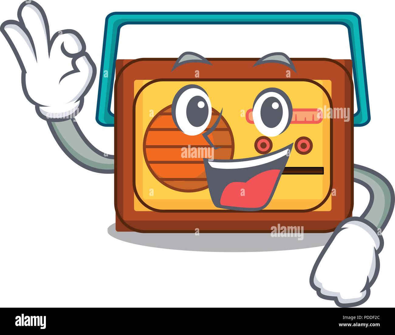 Okay radio character cartoon style Stock Vector Image & Art - Alamy