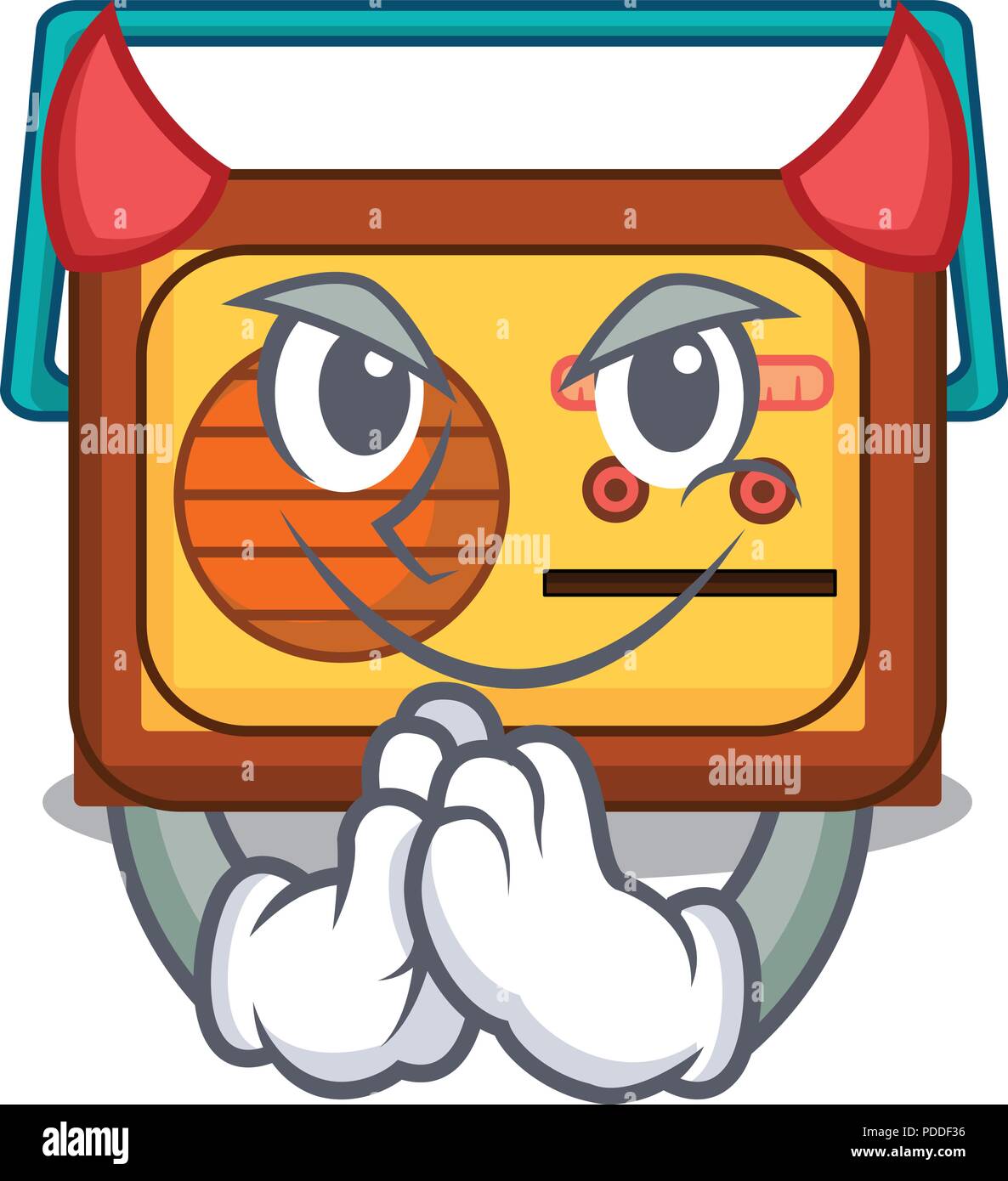 Devil radio mascot cartoon style Stock Vector Image & Art - Alamy
