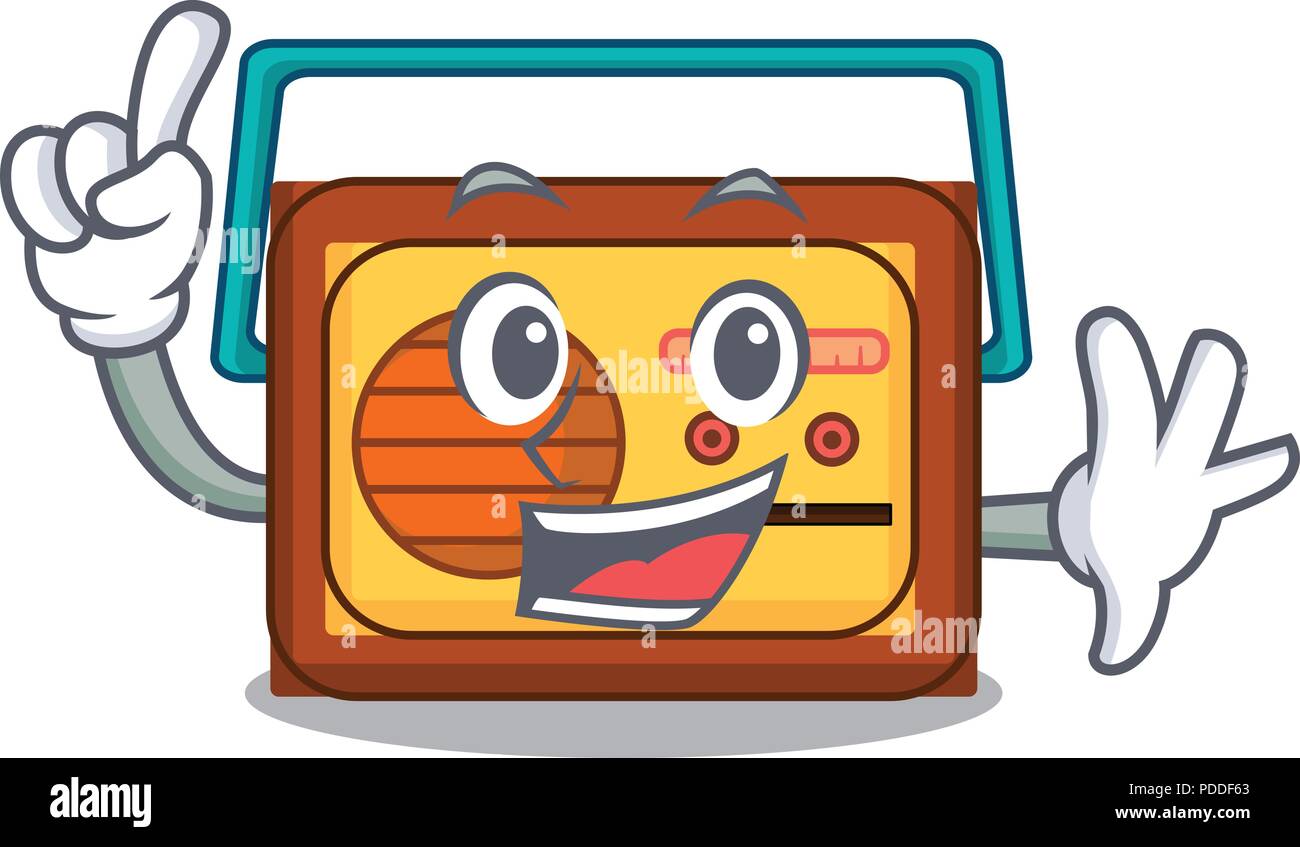 Finger radio mascot cartoon style Stock Vector Image & Art - Alamy