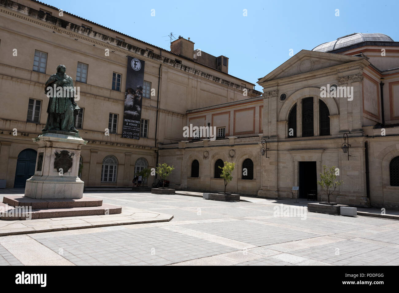 A statue of Cardinal Fesch (Uncle of Napoleon Bonaparte) at the Fetch ...
