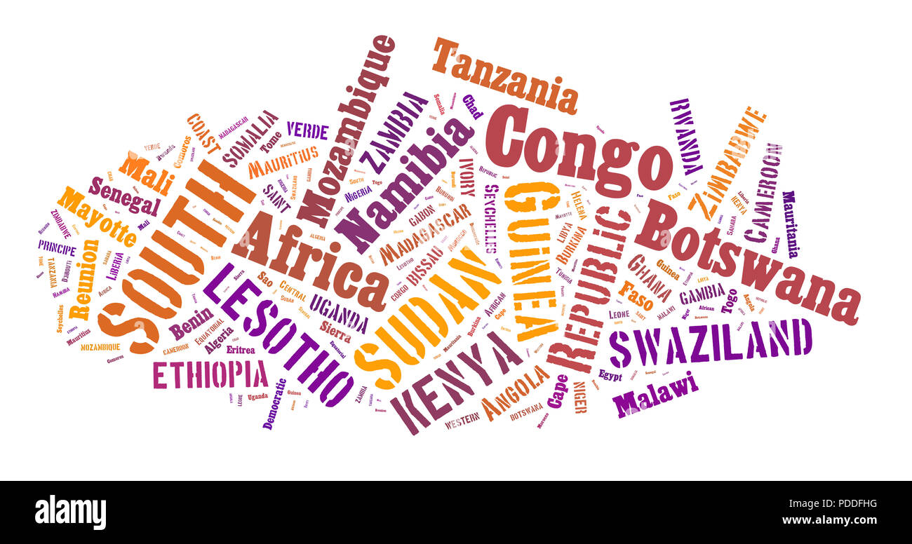 Africa collage illustration hi-res stock photography and images - Alamy