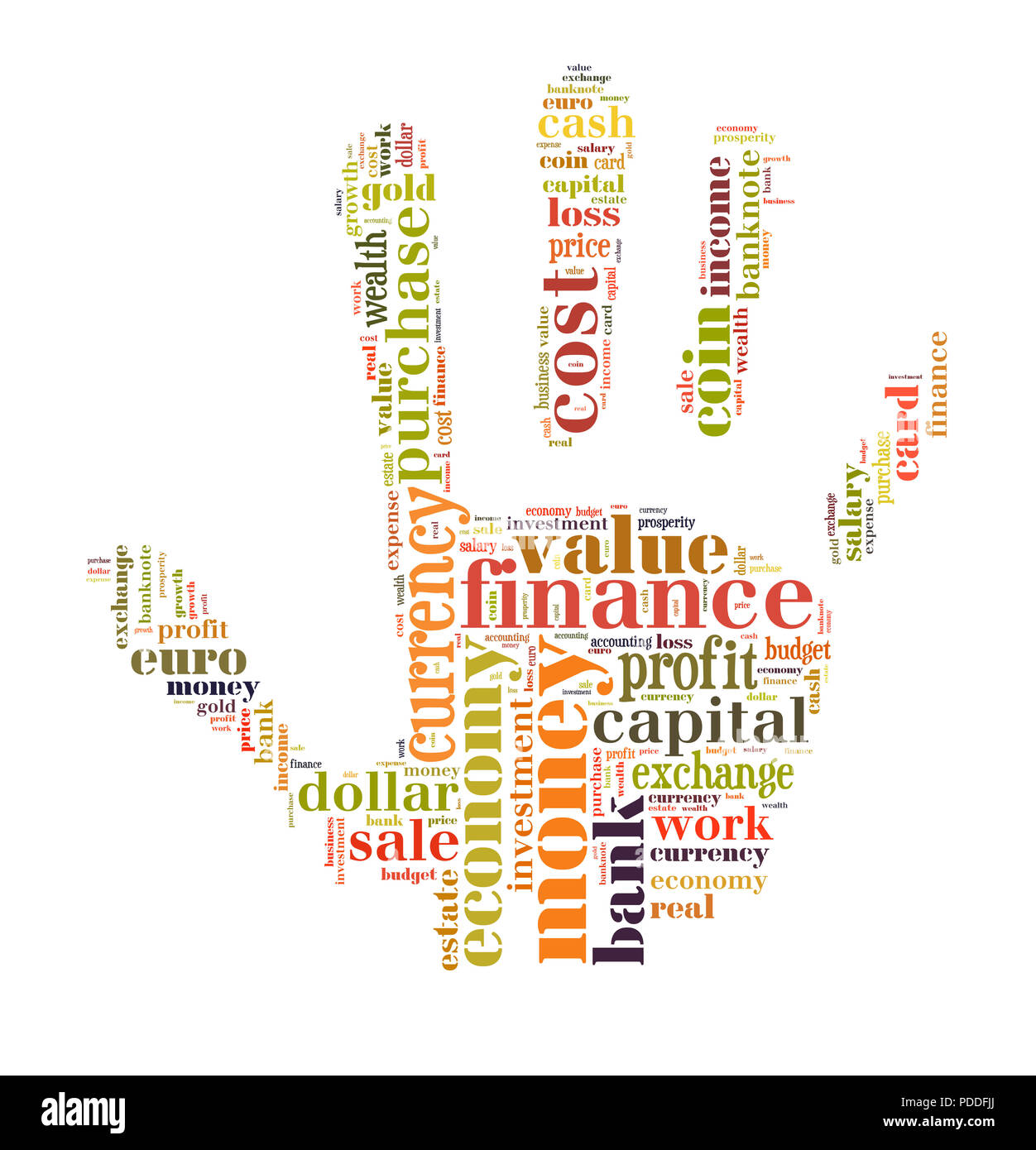 Background concept wordcloud illustration of finance and business words ...