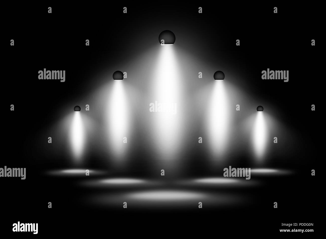 white spotlight design background Stock Photo - Alamy