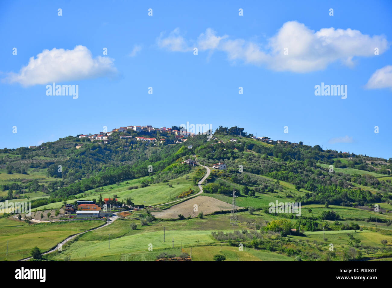 Italy, Puglia region, typical hilly landscape in spring Stock Photo - Alamy