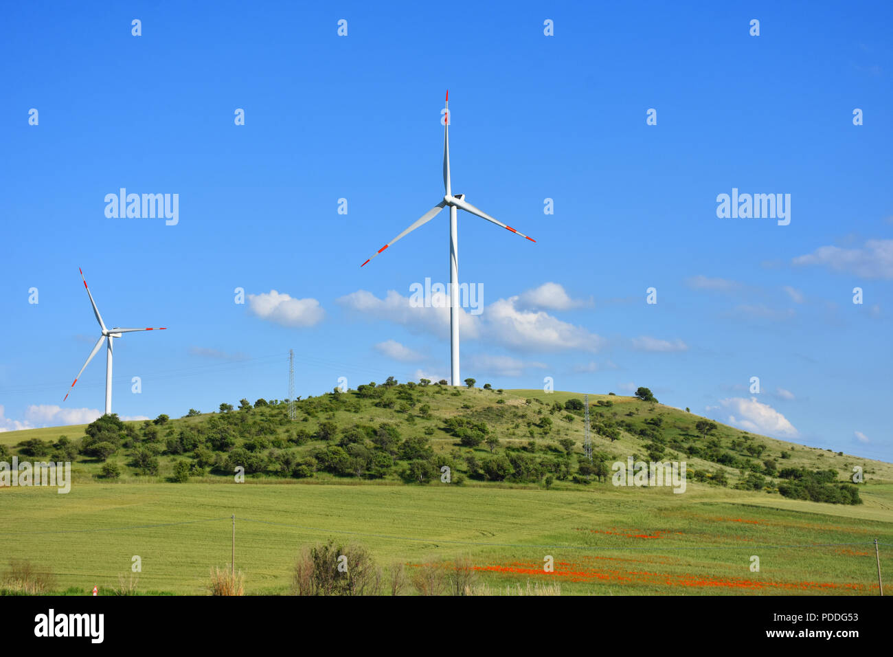 Wind turbines in puglia region hi-res stock photography and images - Alamy
