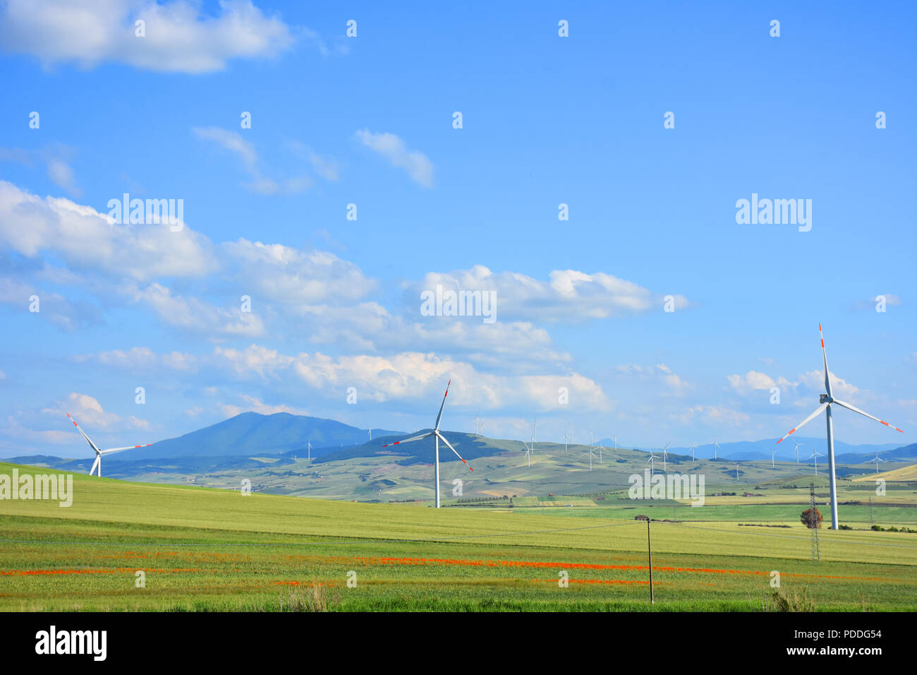 Wind turbines in puglia region hi-res stock photography and images - Alamy