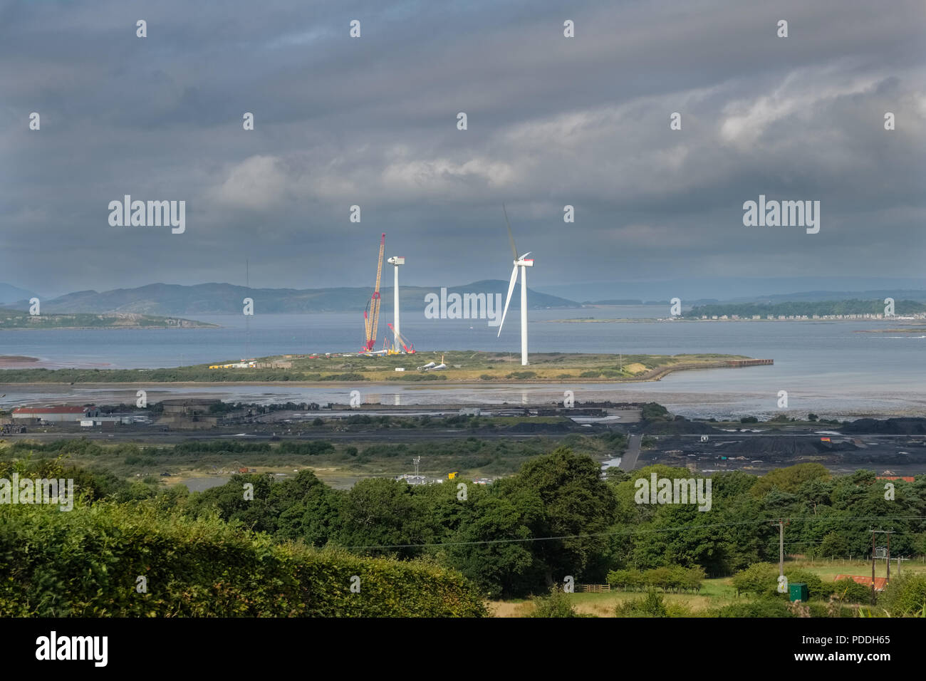 Hunterston wind turbine hi-res stock photography and images - Alamy