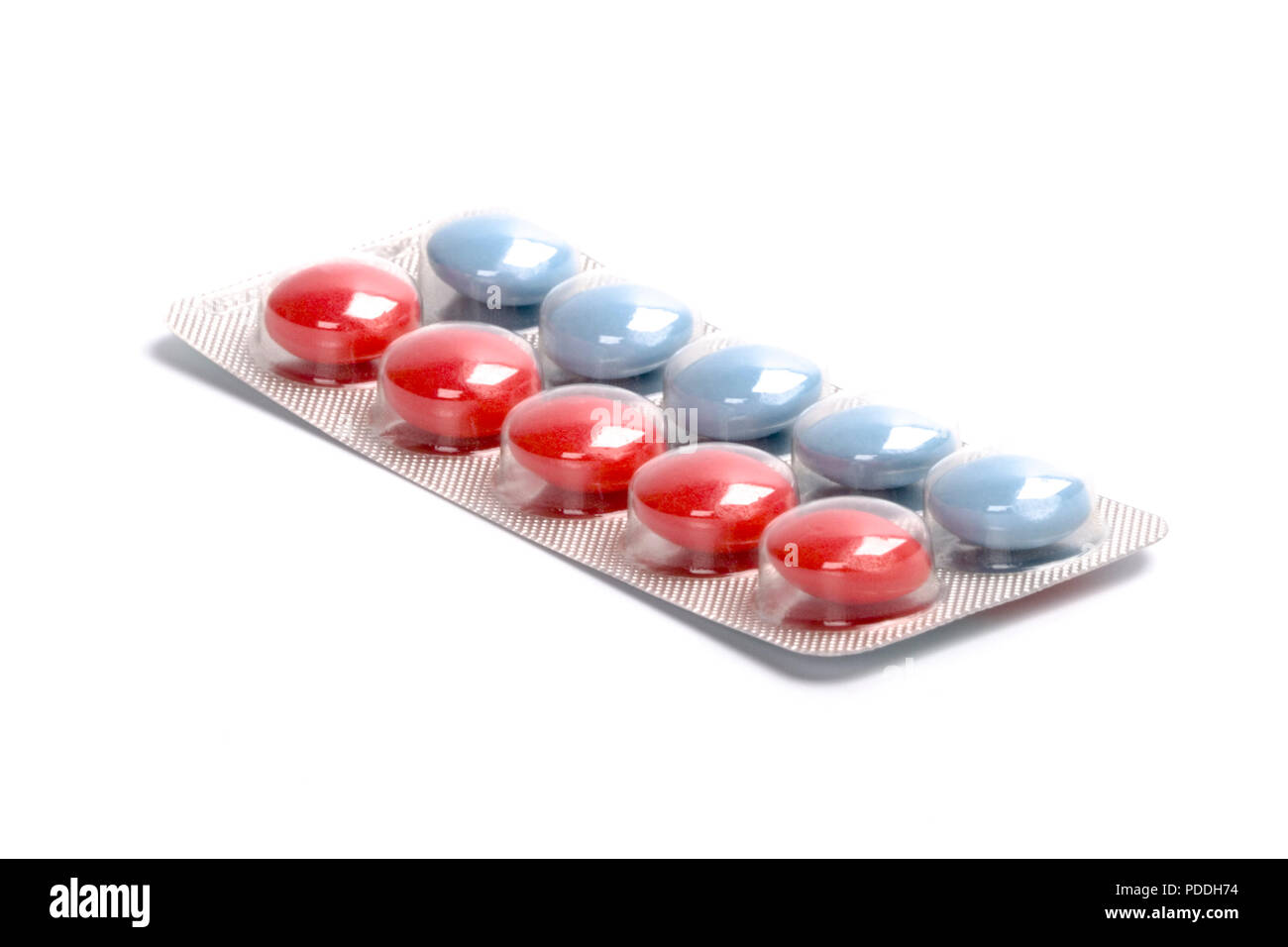 Vitamins pills in plastic Cut Out Stock Images & Pictures - Alamy