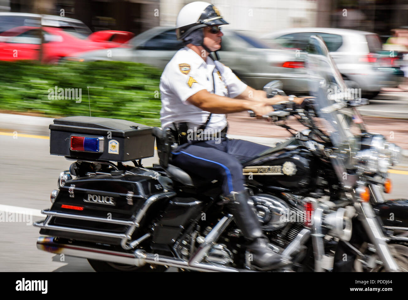 Harley davidson police motorcycles hi-res stock photography and images ...
