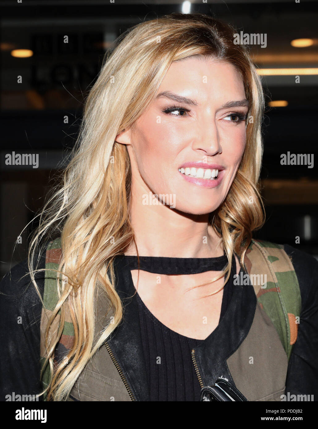 Actress Camilla Cleese leaving BBC Broadcasting House in London, after ...