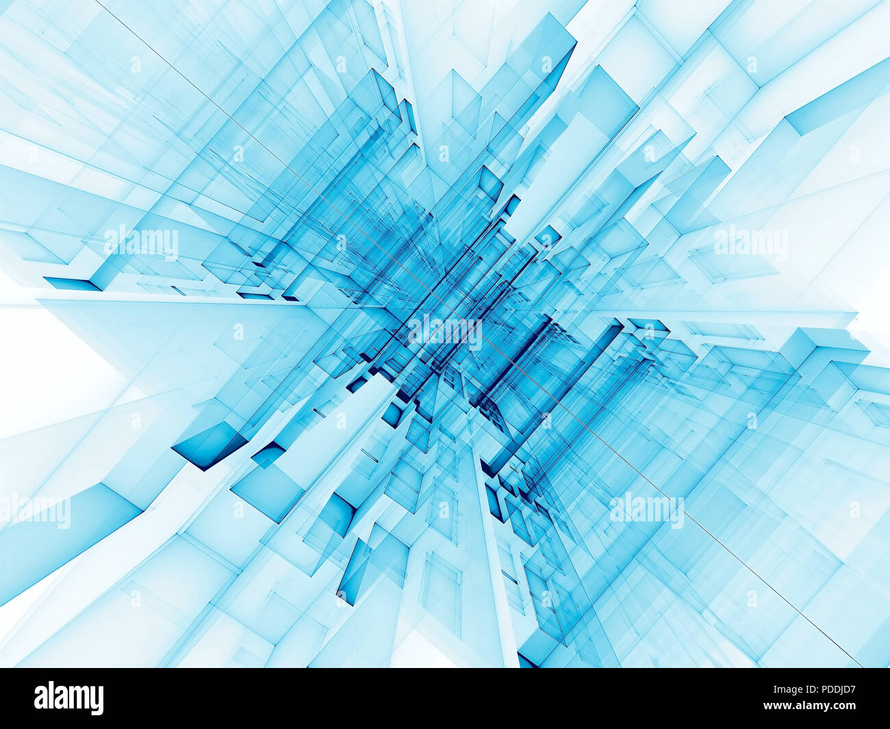 Abstract data blue hi-res stock photography and images - Alamy