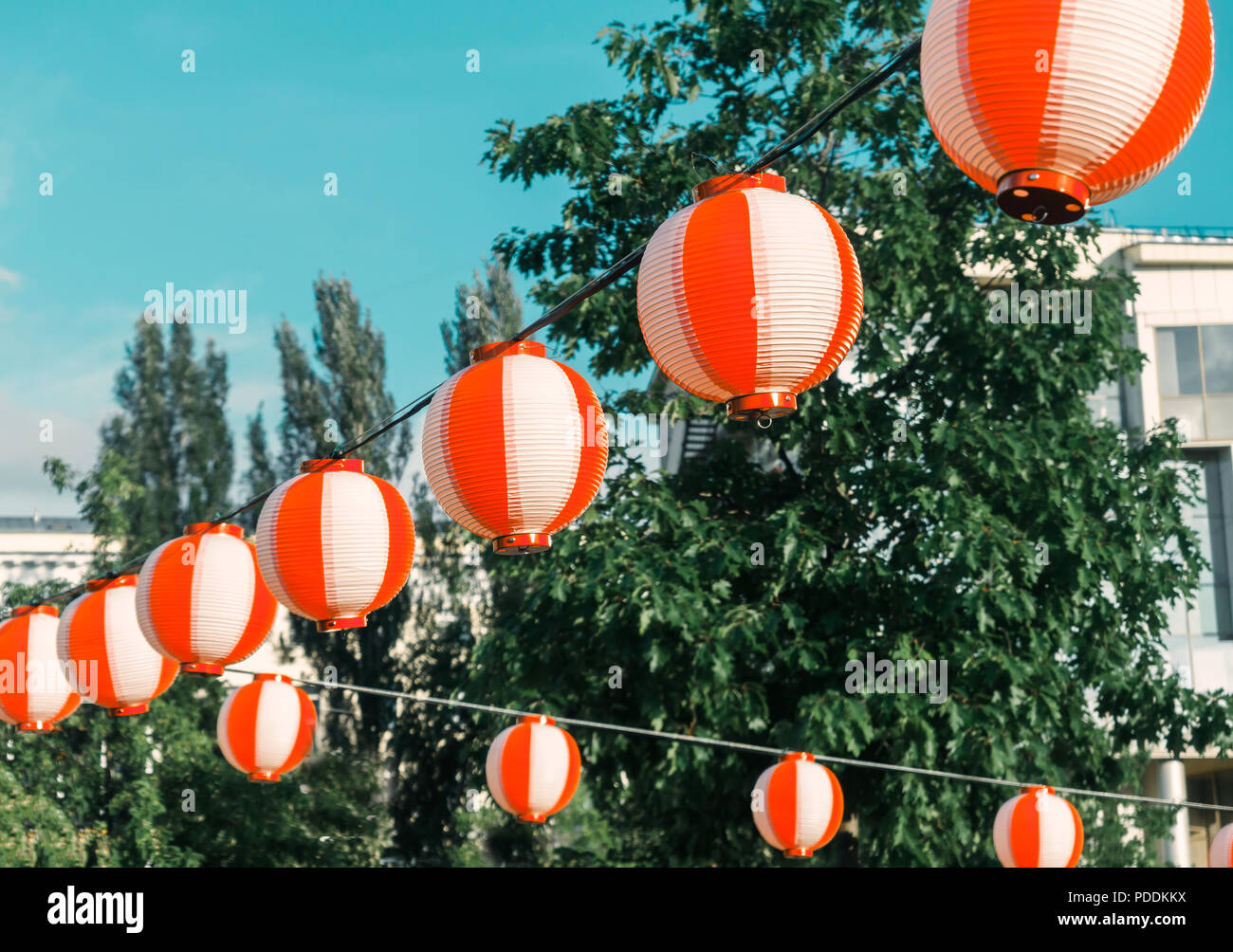 Obon chochin hi-res stock photography and images - Alamy
