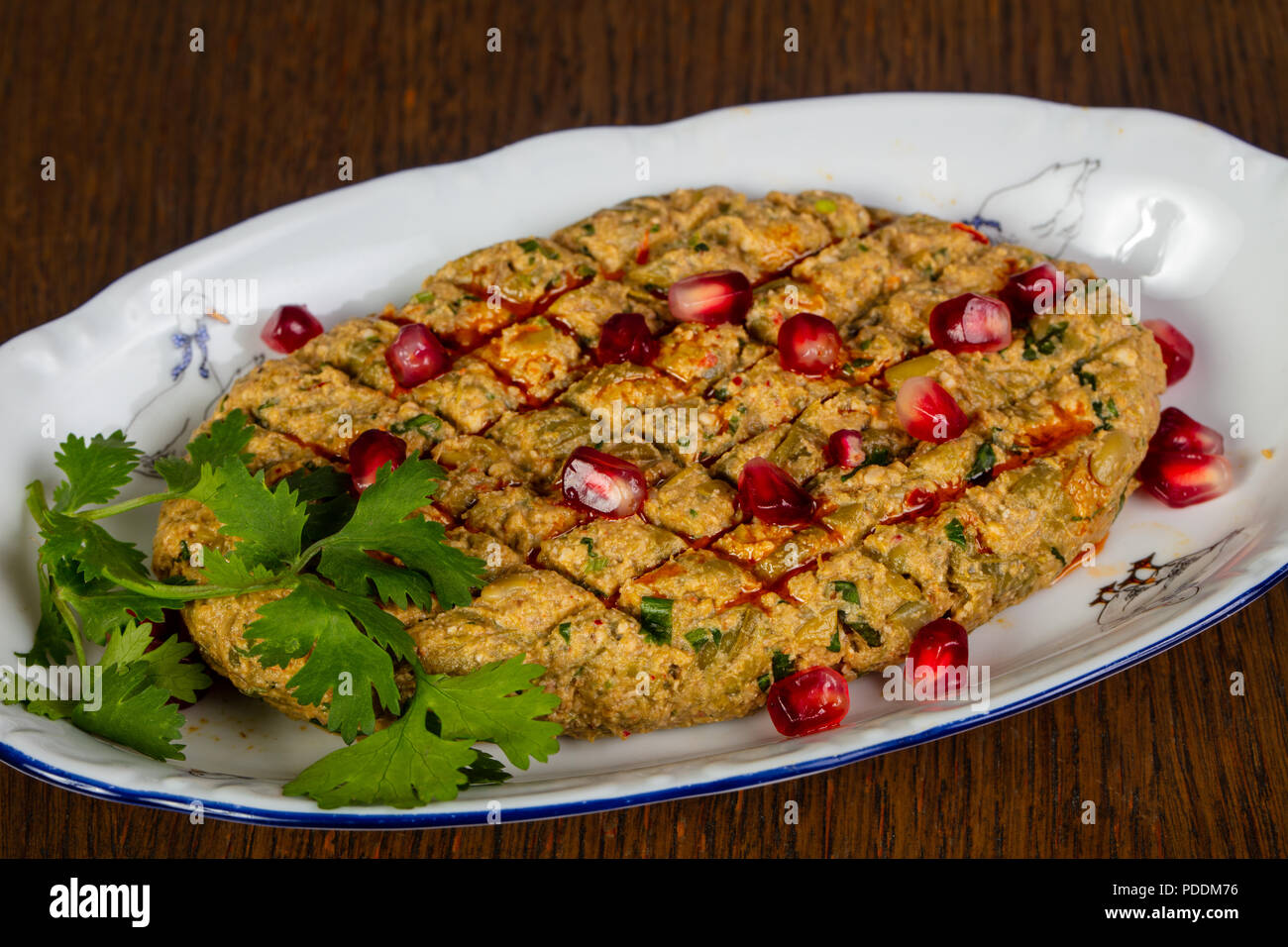 Georgian snack Phali with salad Stock Photo - Alamy