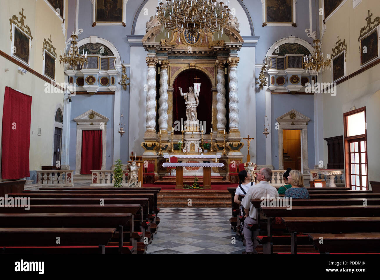 St. Saviour Church interior, Dubrovnik, Croatia, Europe Stock Photo - Alamy
