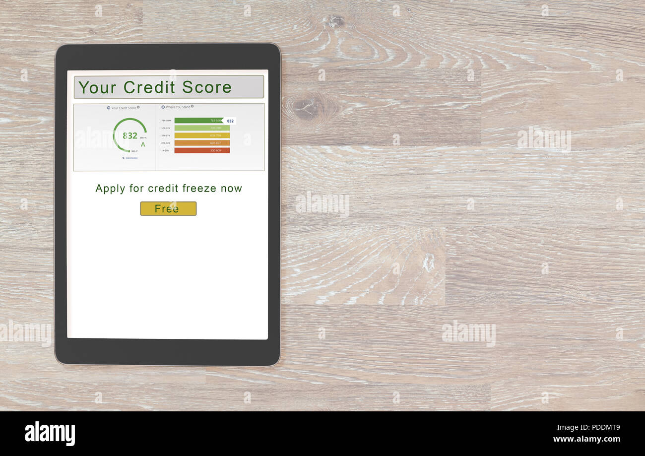 Credit score computer hi-res stock photography and images - Alamy