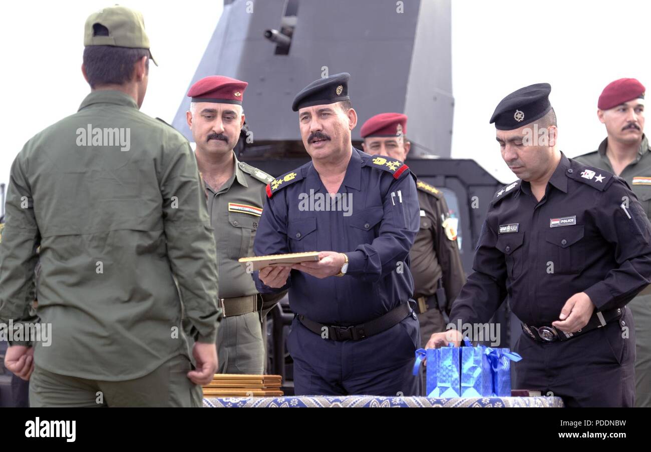 A visiting Brigadier General with Iraqi Special Operations Forces ...