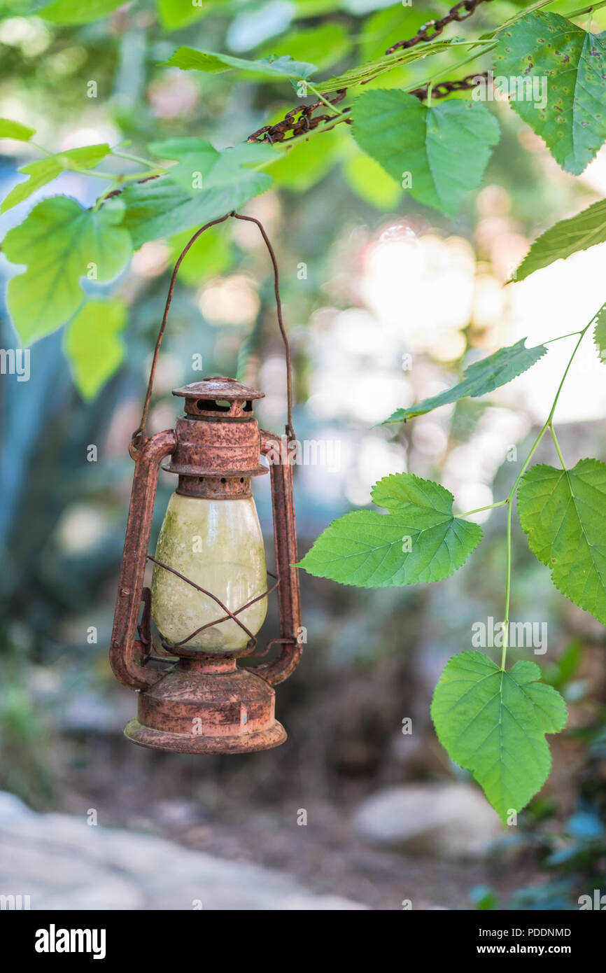 The old old sailor lamp Stock Photo - Alamy