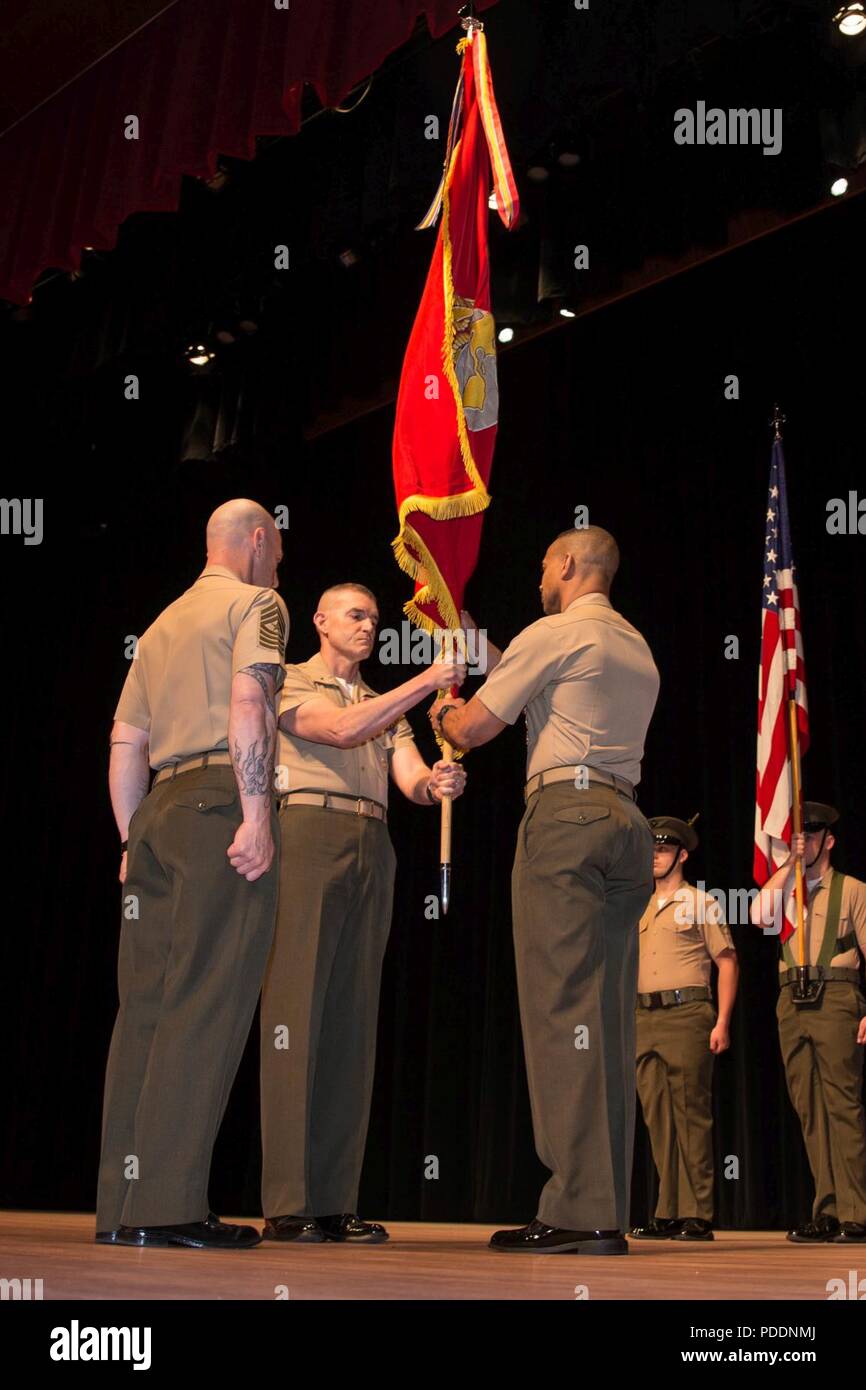 U.S. Marines Corps Brig. Gen. Jason Q. Bohm, outgoing commanding ...
