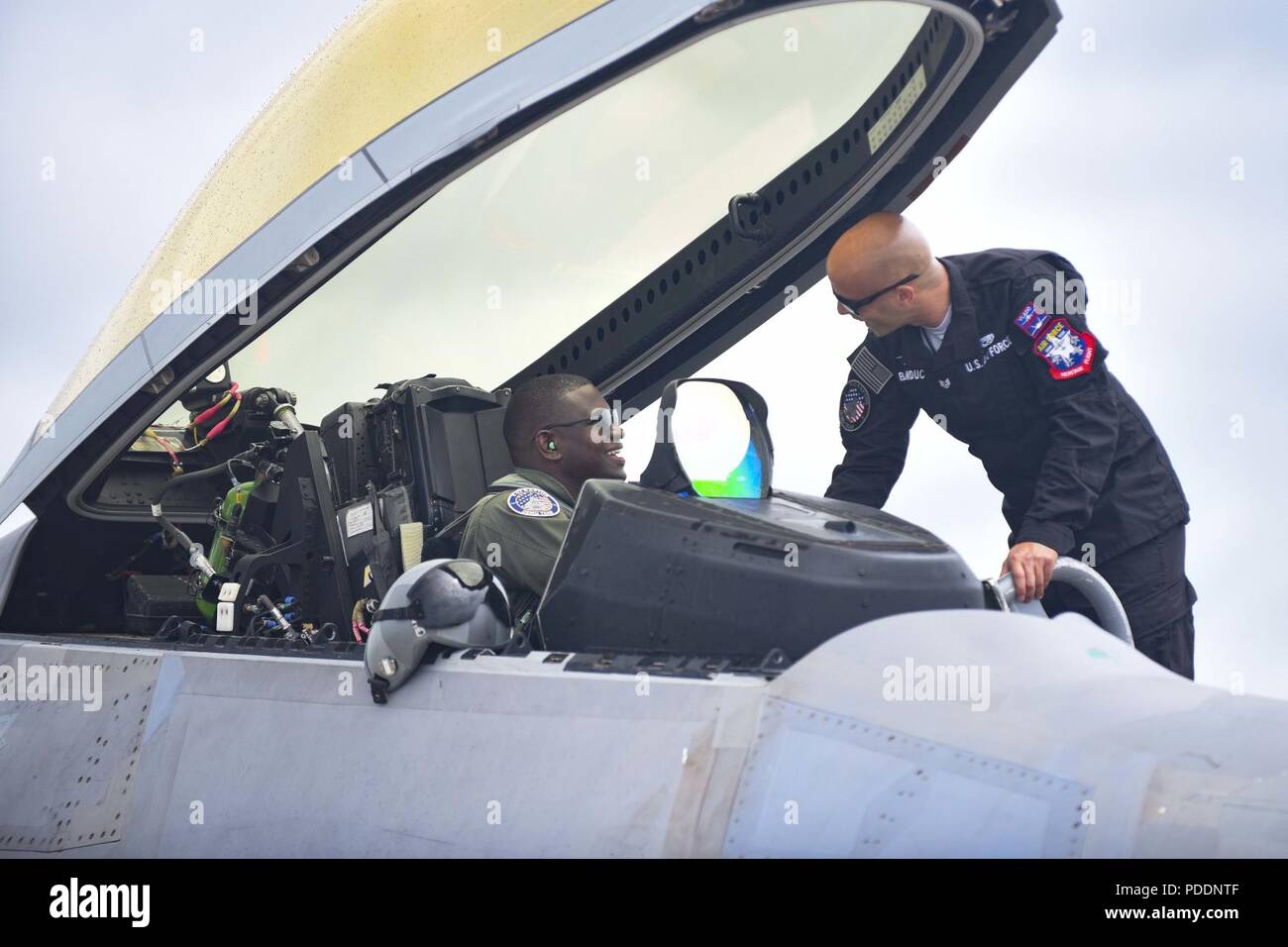 U.S. Air Force Maj. Paul "Loco" Lopez, F-22 Raptor Demonstration Team ...