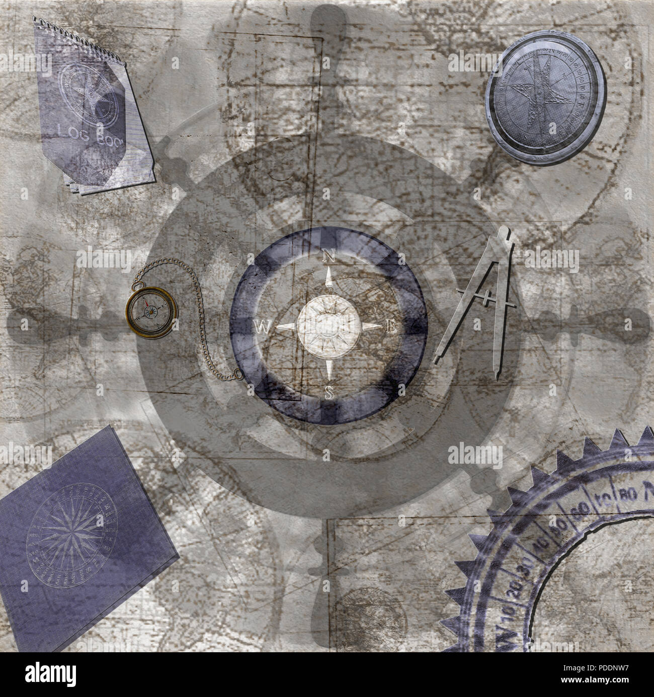 Map chart maps charts hi-res stock photography and images - Alamy