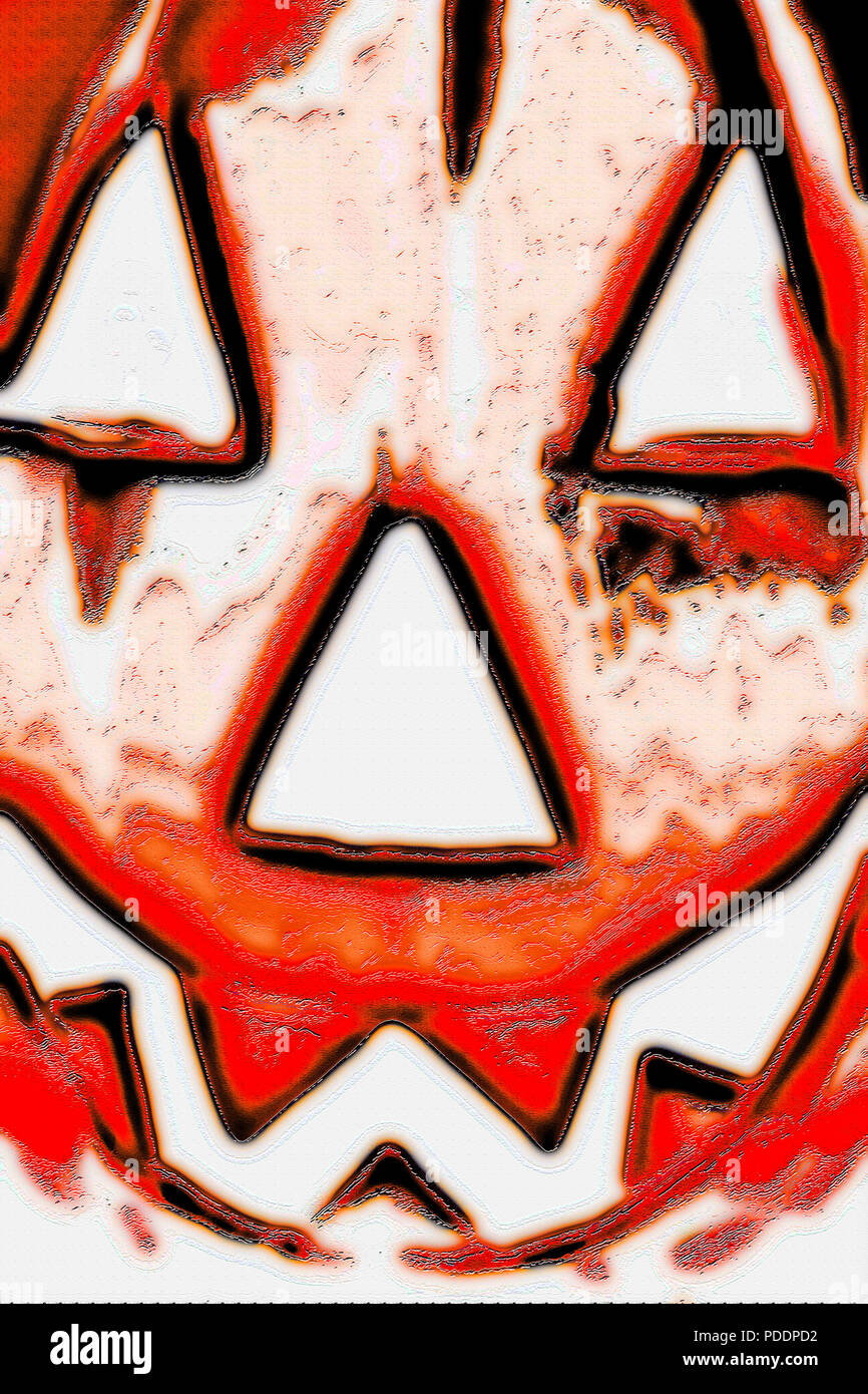 A simple seasonal close-up photo of a Halloween yard decoration has ...