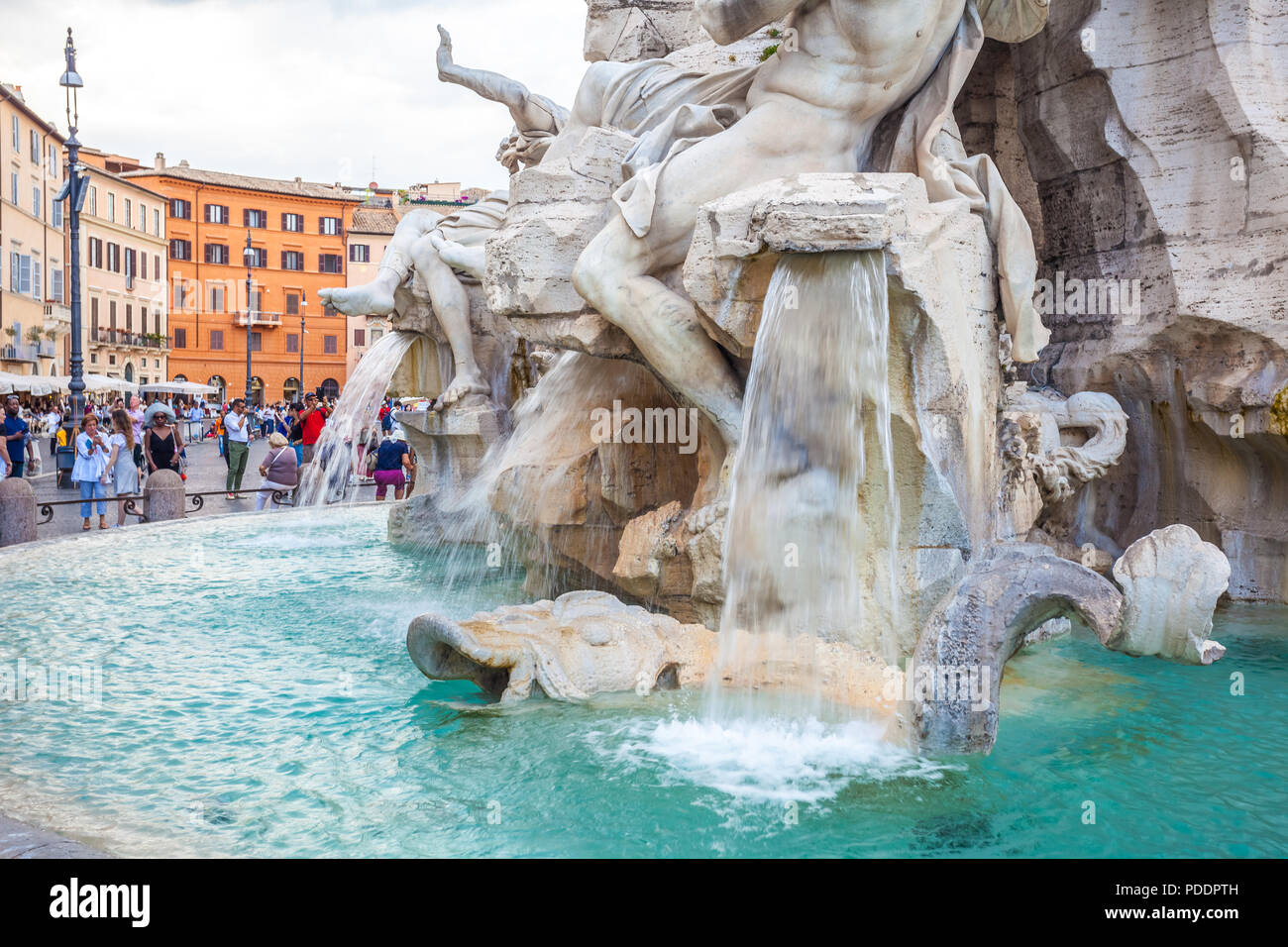 Rome, Italy - 23.06.2018: Piazza Navona, one of the most beautiful ...