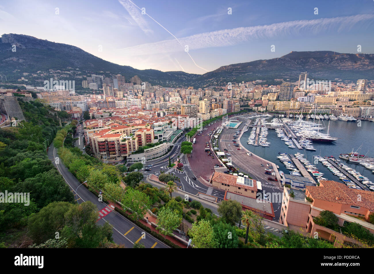Monte Carlo city view, Monaco Stock Photo - Alamy