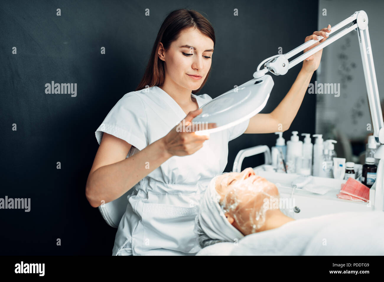 Skin laser on face hi-res stock photography and images - Alamy