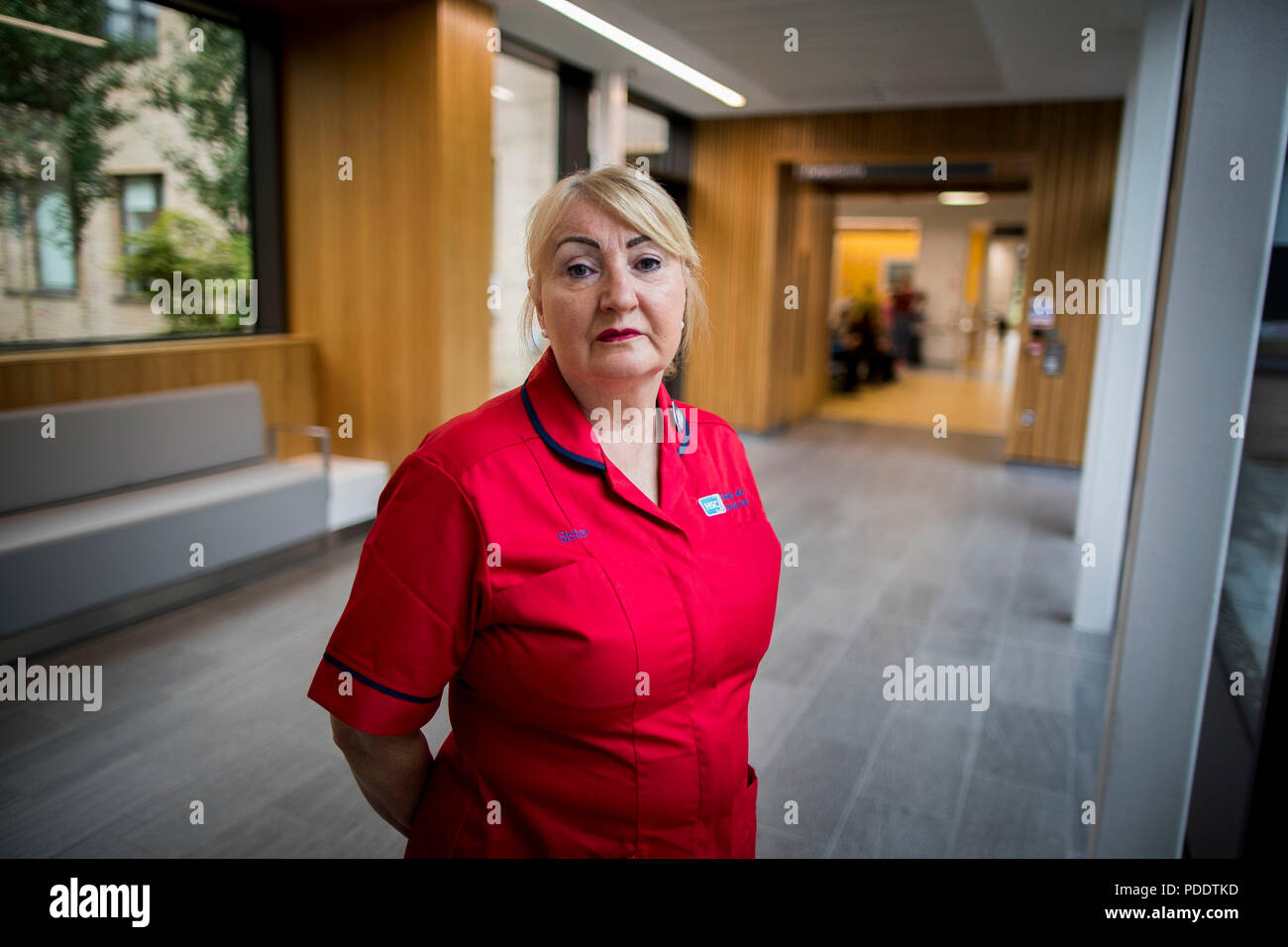 Sister Joann McCullagh at Omagh Hospital, who is a nurse that treated ...