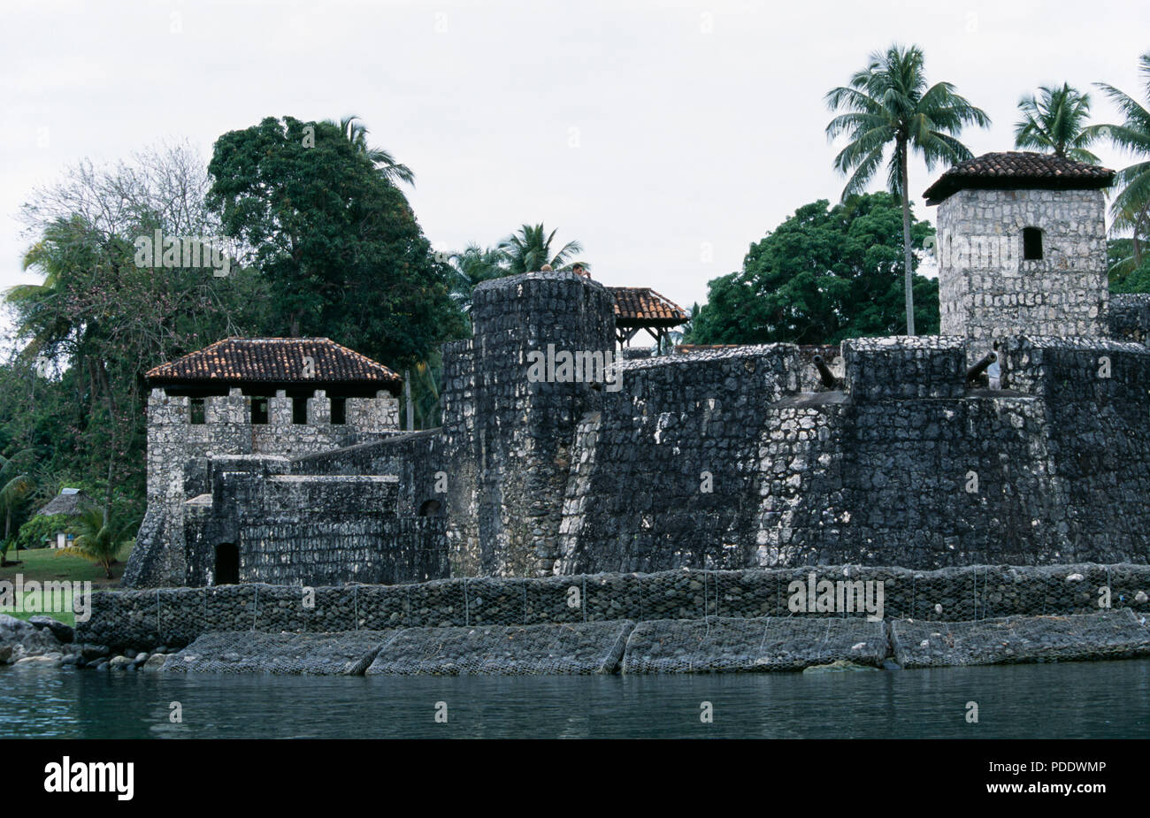 World Heritage site, Castillo de San Felipe de Lara, Rio Dulce, in ...