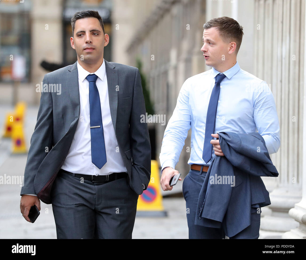 Ben stokes ryan ali arrive hi-res stock photography and images - Alamy