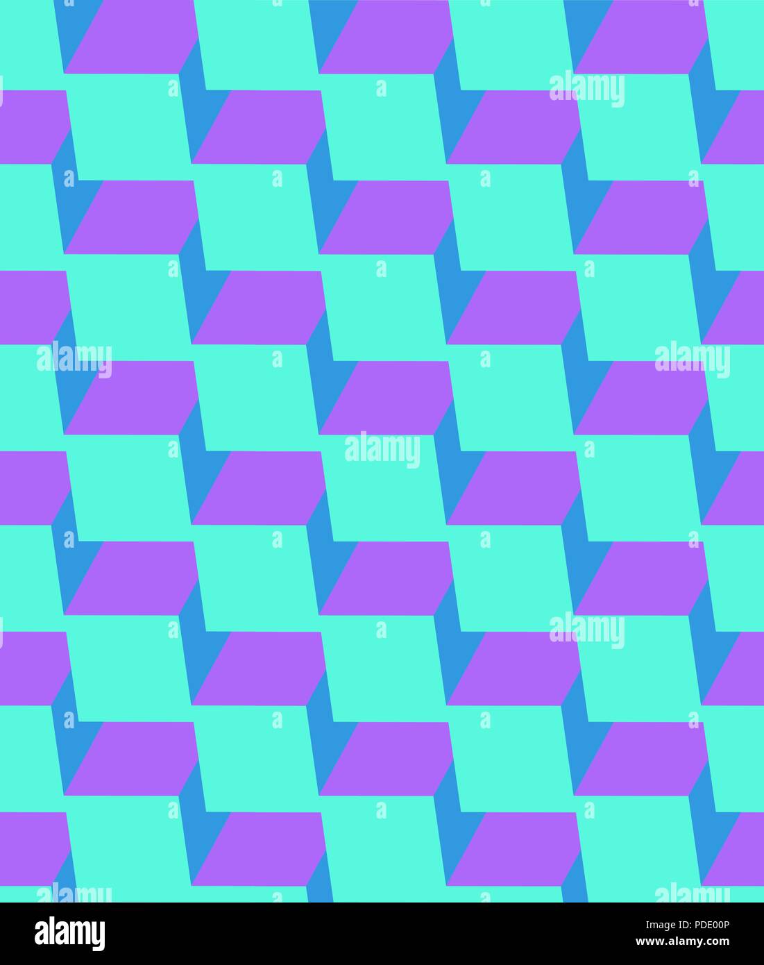 Seamless isometric cube background hi-res stock photography and images ...