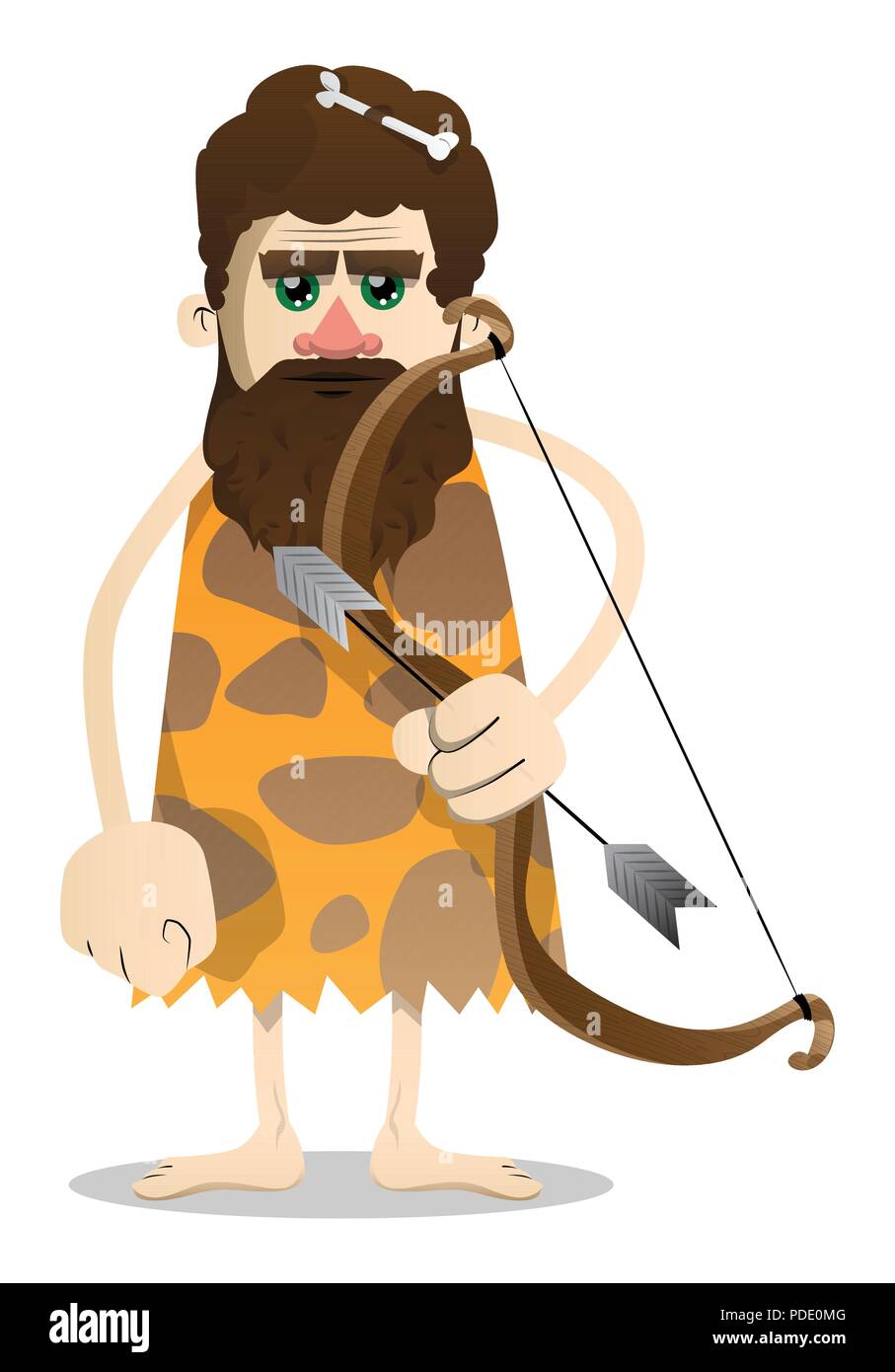 Old Caveman Character