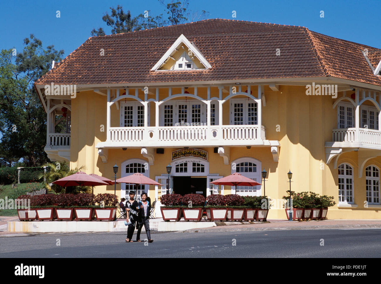 French style architecture in Dalat, Vietnam FOR EDITORIAL USE ONLY ...