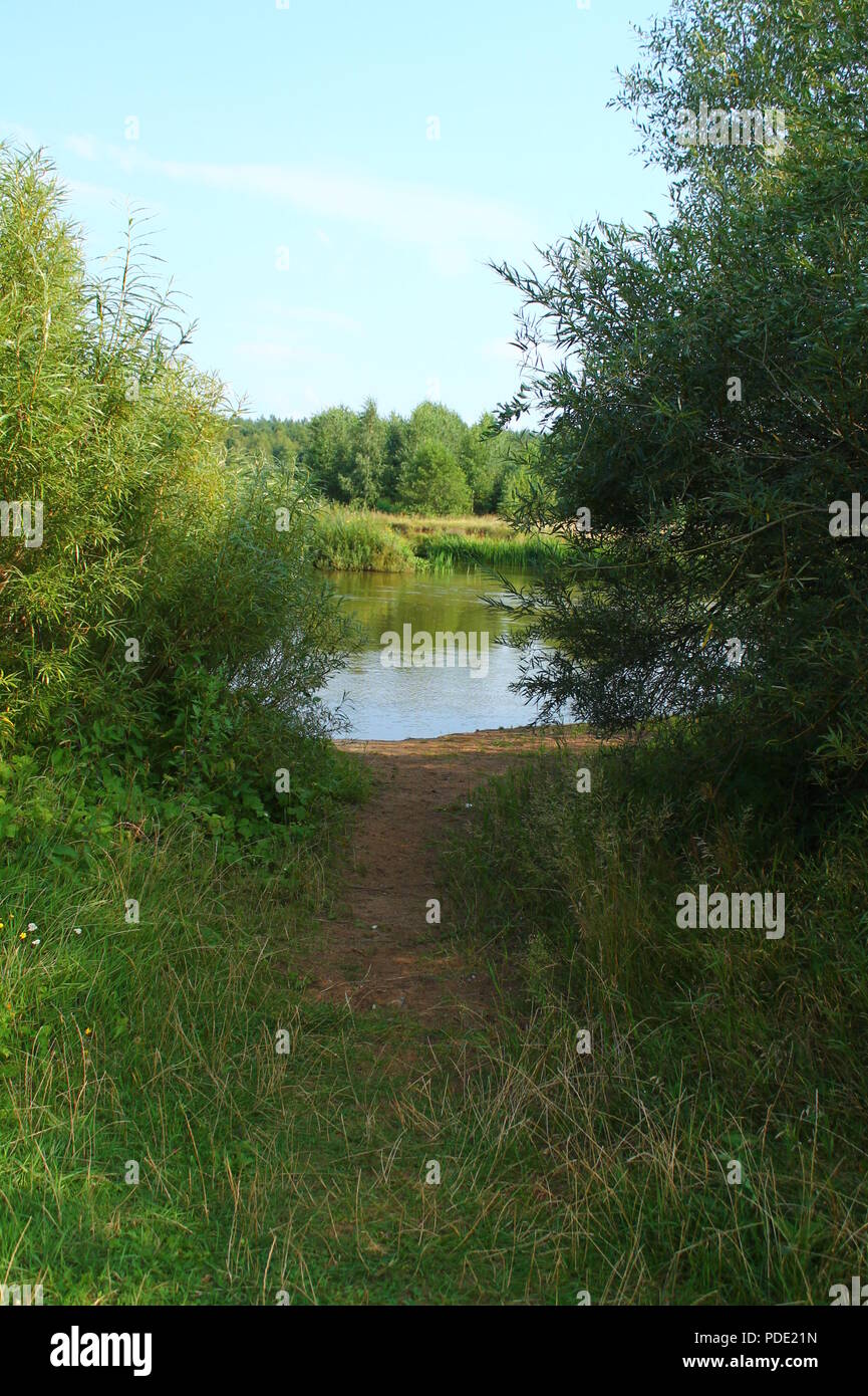 beautiful and unique wild nature of Belarus country amazing landscape ...