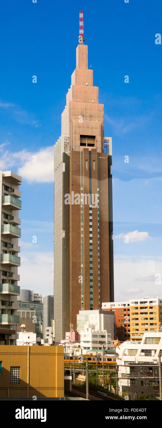 NTT Docomo Yoyogi Building in Shibuya Ward Tokyo Japan Asia Stock Photo ...