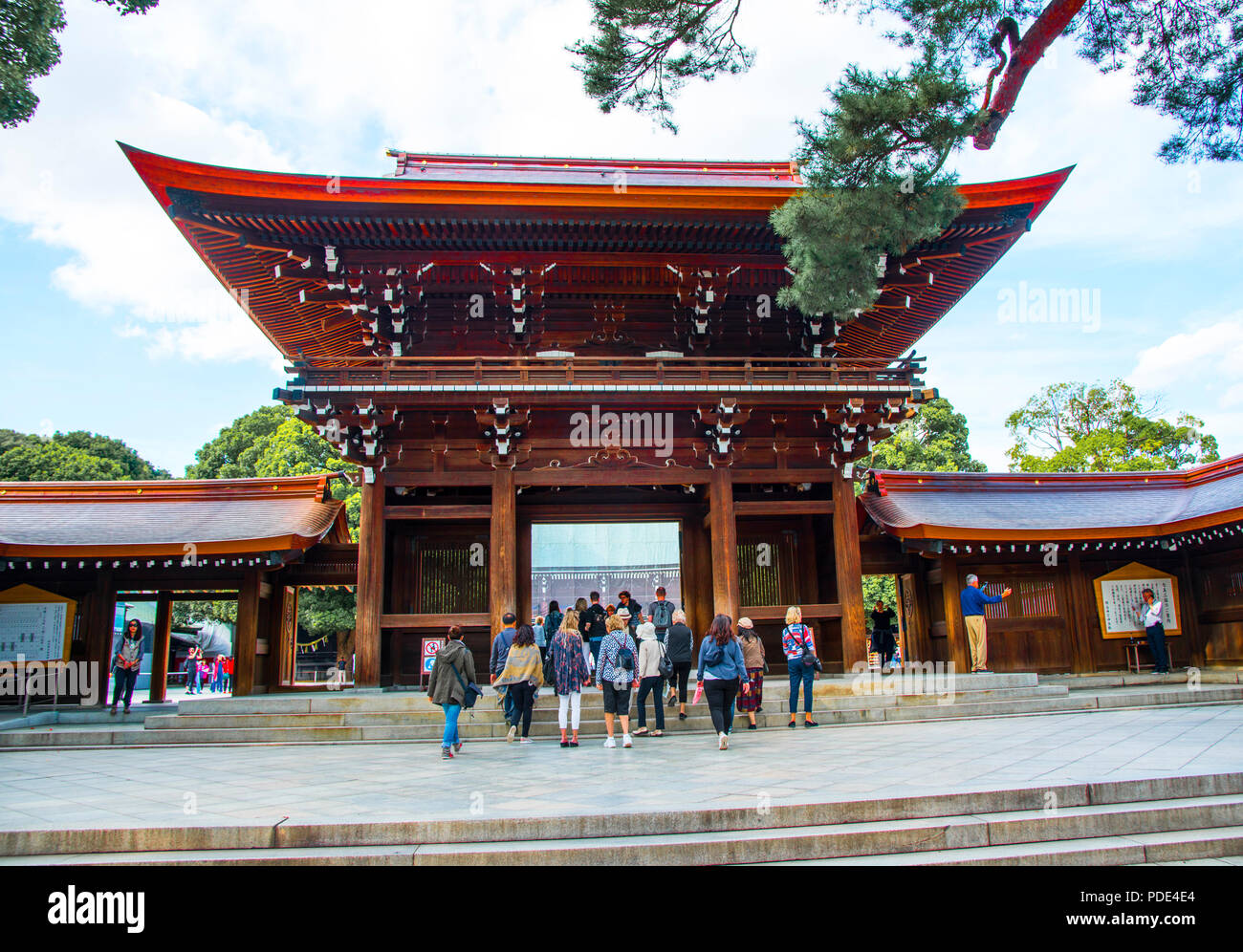Meiji Jingu Shinto ShrineTokyo Japan Asia Stock Photo - Alamy
