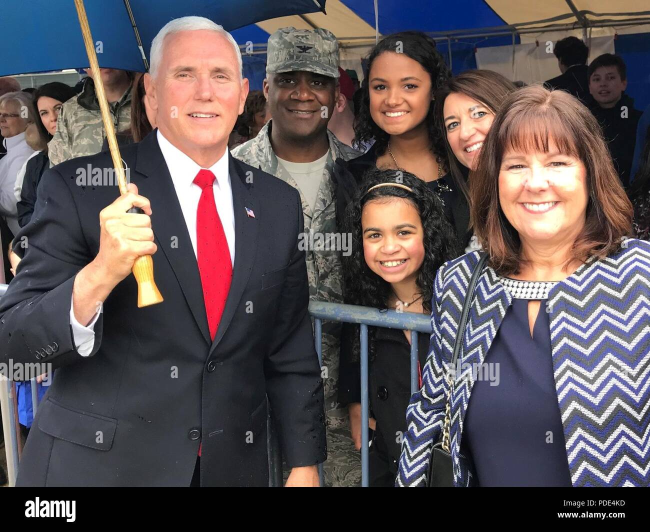 Col. J.R. Alexander, 110th Operations Group, and his family, pose with ...