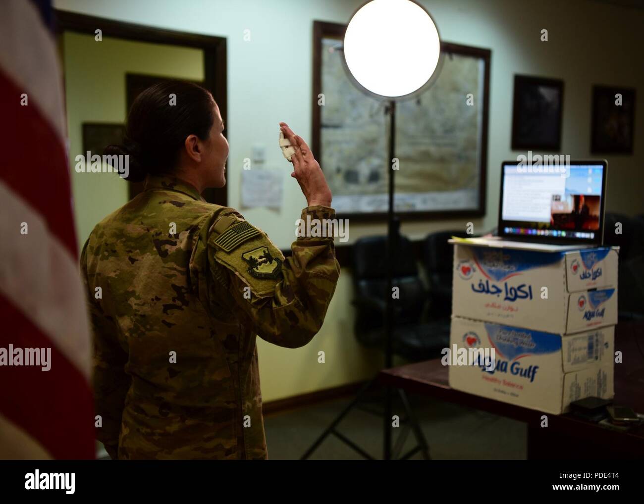 Lt. Col. Katherina Donovan, 386th Expeditionary Mission Support Group ...