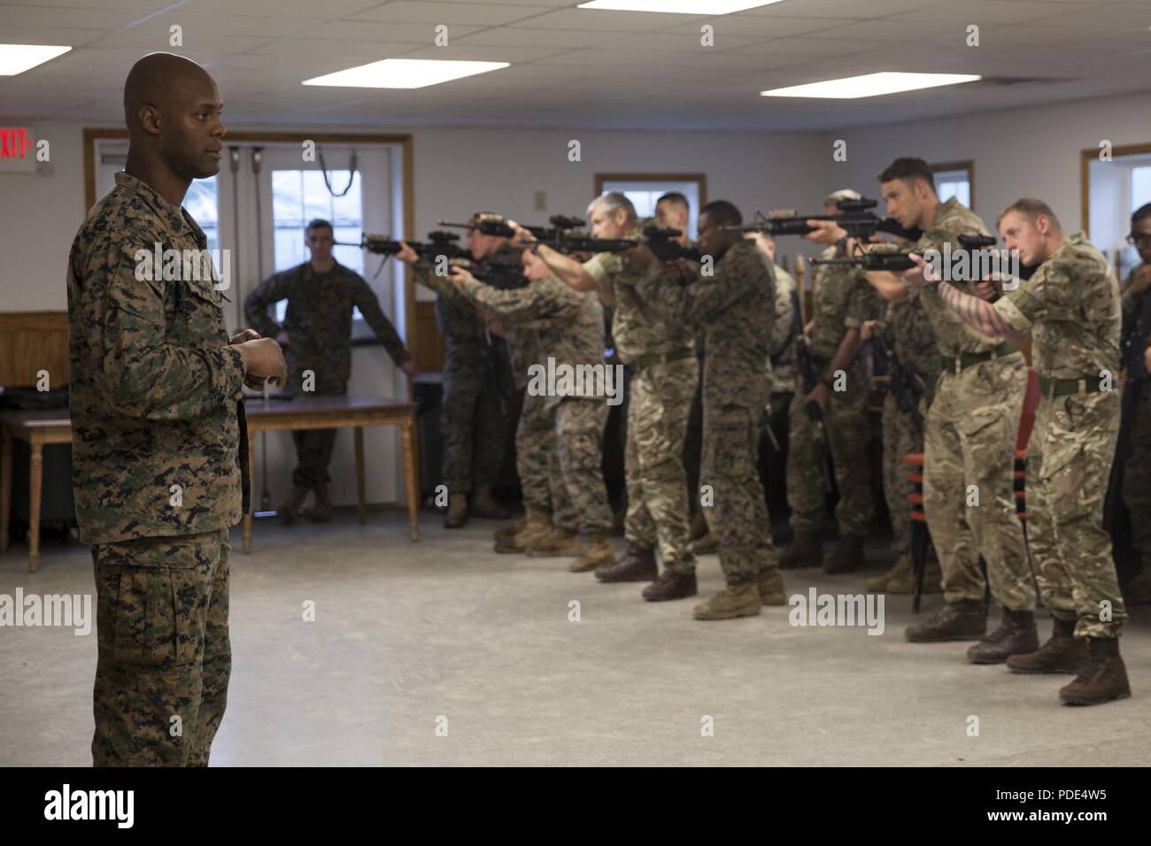 U.S. Marine Staff Sgt. Leon D. Austin, utilities chief with Inspector ...