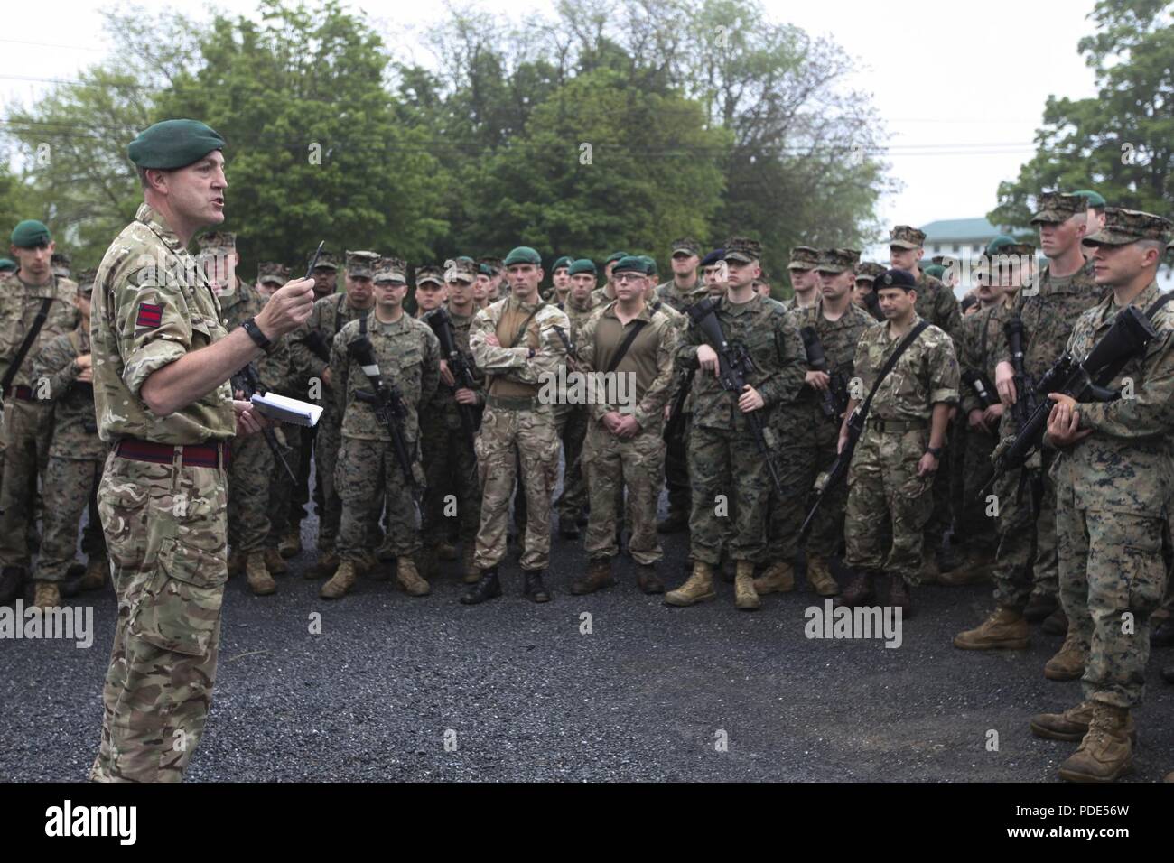 British army Staff Sgt. Nigel W. Oakley, non-commissioned officer in ...