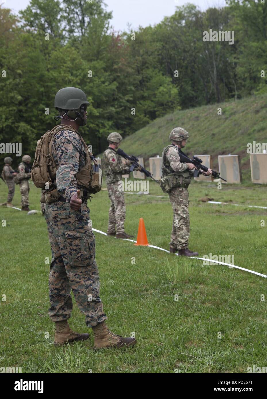 U.S. Marine Staff Sgt. Leon D. Austin, utilities chief with Inspector ...